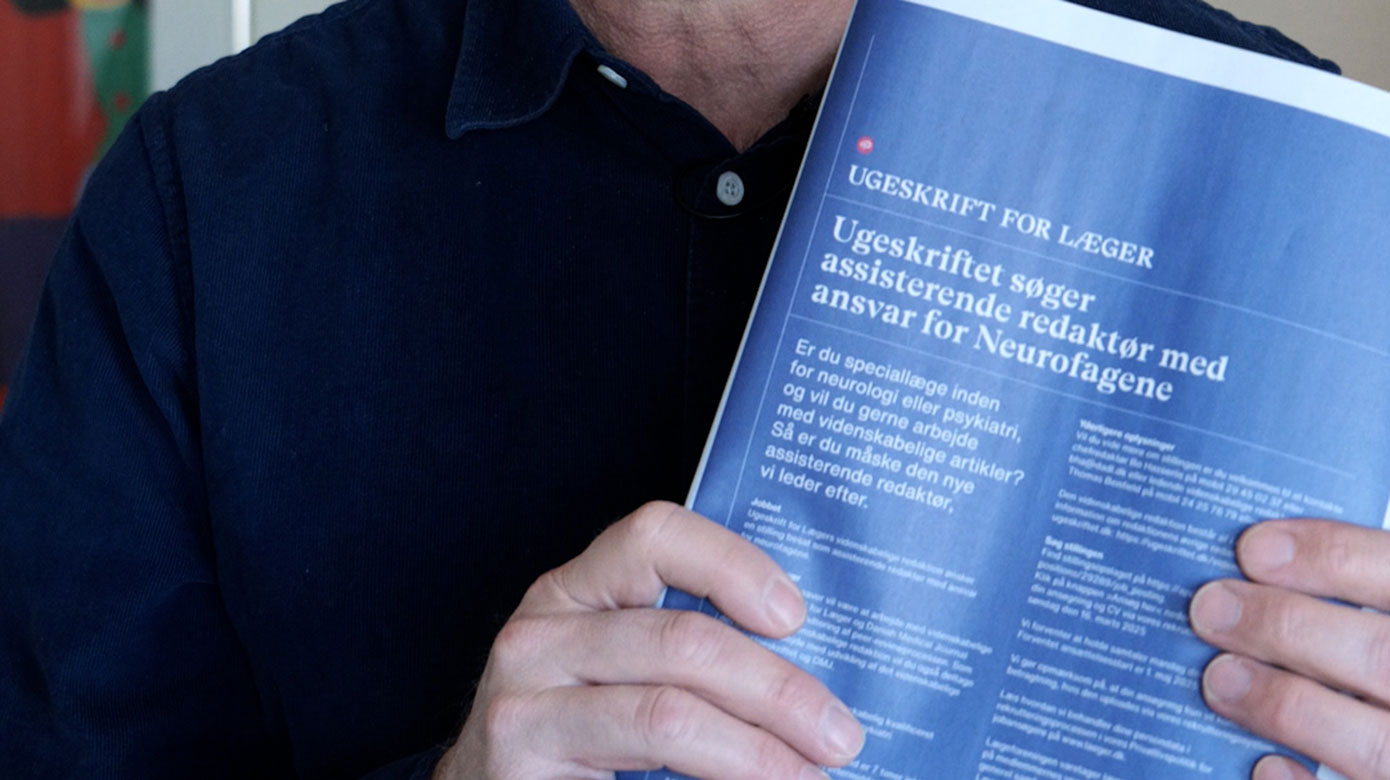 Ugeskriftet søger assisterende redaktør med ansvar for Neurofagene ...